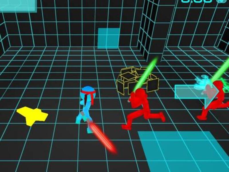 Stickman Neon Sword Fighting 🕹️ Sgames에서 온라인으로 플레이