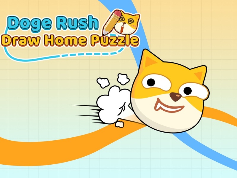 Doge Rush Draw Home 퍼즐 🕹️ Sgames에서 온라인으로 플레이