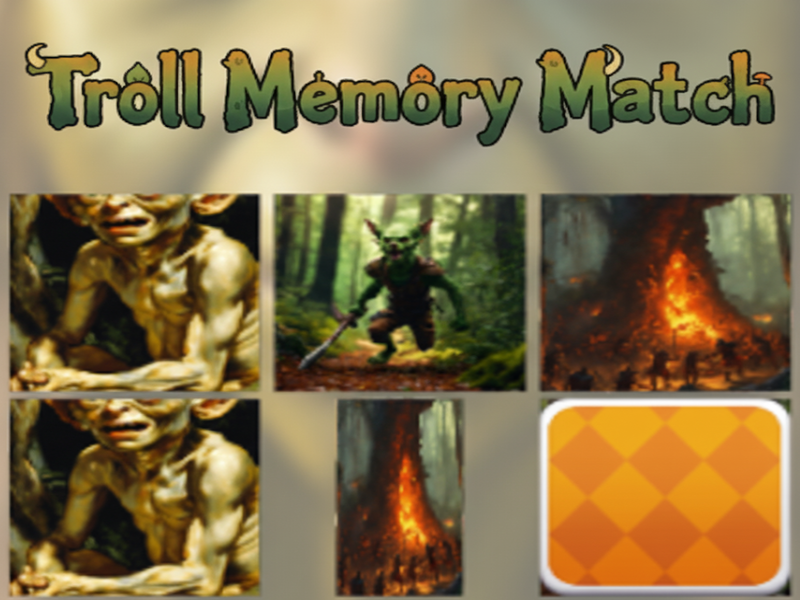 Troll Memory Match 🕹️ Sgames에서 온라인으로 플레이