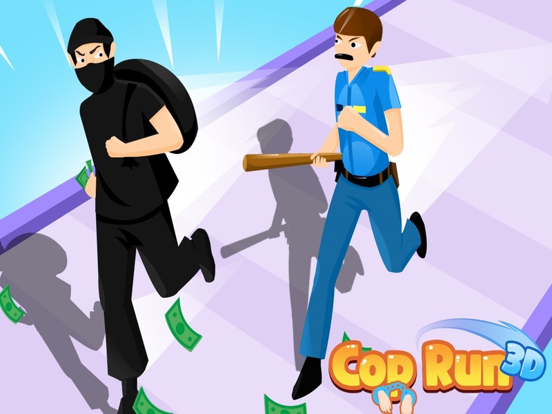 Cop Run 3d 🕹️ Sgames에서 온라인으로 플레이