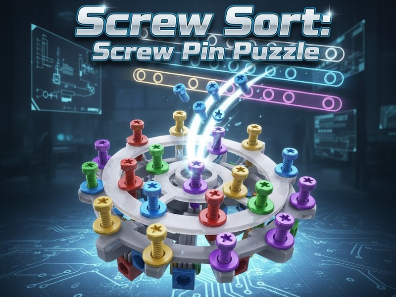 Screw Sort: Screw Pin Puzzle 🕹️ Sgames에서 온라인으로 플레이