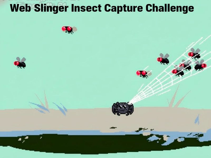 Web Slinger Insect Capture Challenge 🕹️ Sgames에서 온라인으로 플레이