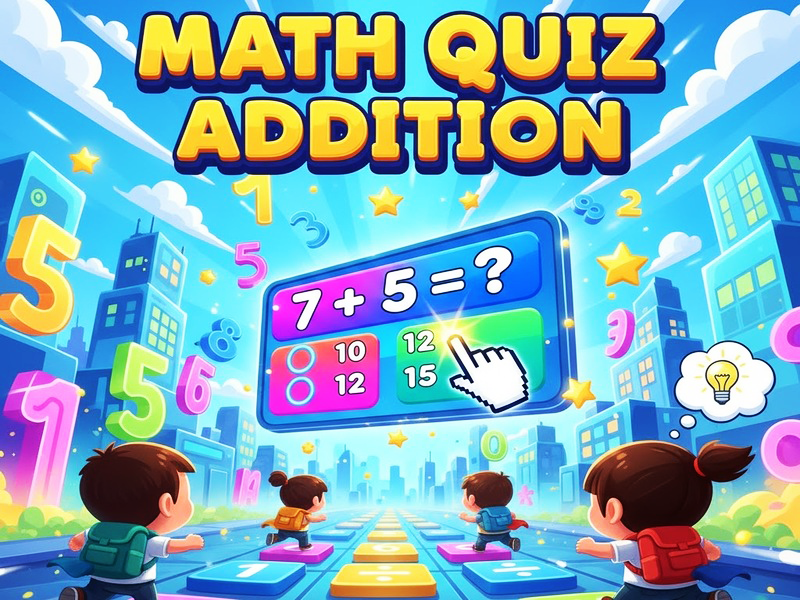 Math Quiz Addition 🕹️ Sgames에서 온라인으로 플레이