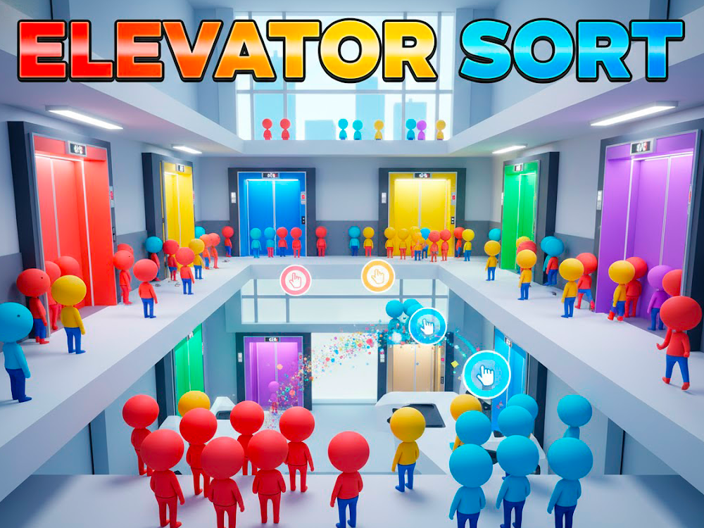 Elevator Sort 🕹️ Sgames에서 온라인으로 플레이