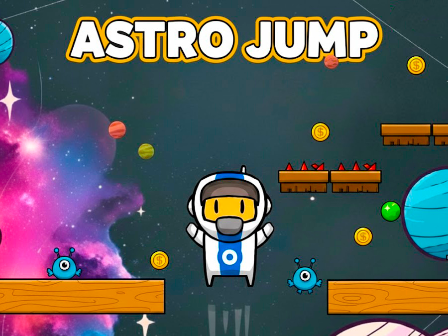 Astro Jump 🕹️ Sgames에서 온라인으로 플레이