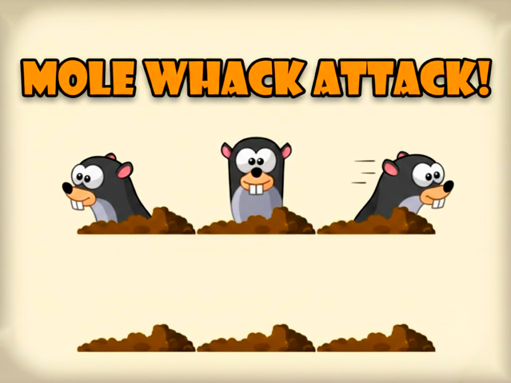 Mole Whack Attack 🕹️ Sgames에서 온라인으로 플레이